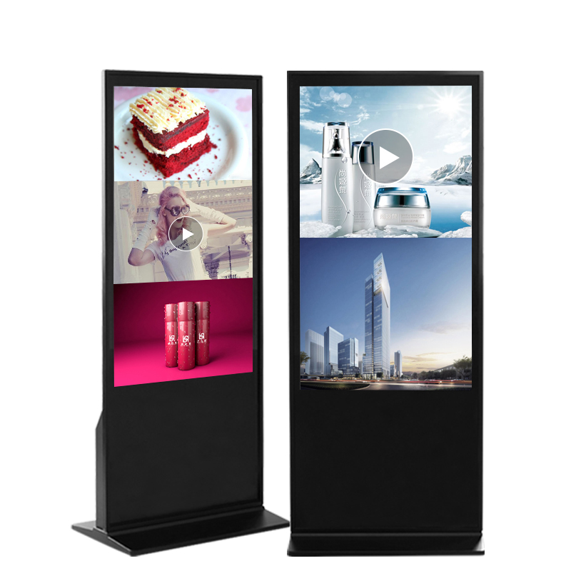 High Resolution Portable Vertical Smart Split Screen 65' Advertising ...